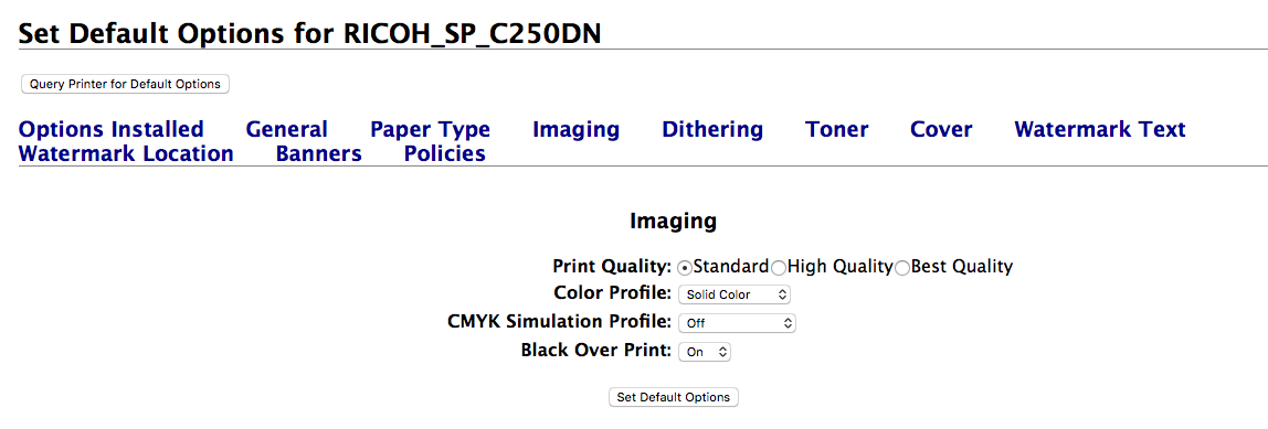 Ricoh SP C250DN C252DN PPD CUPS driver for LINUX and macOS | Tech ...